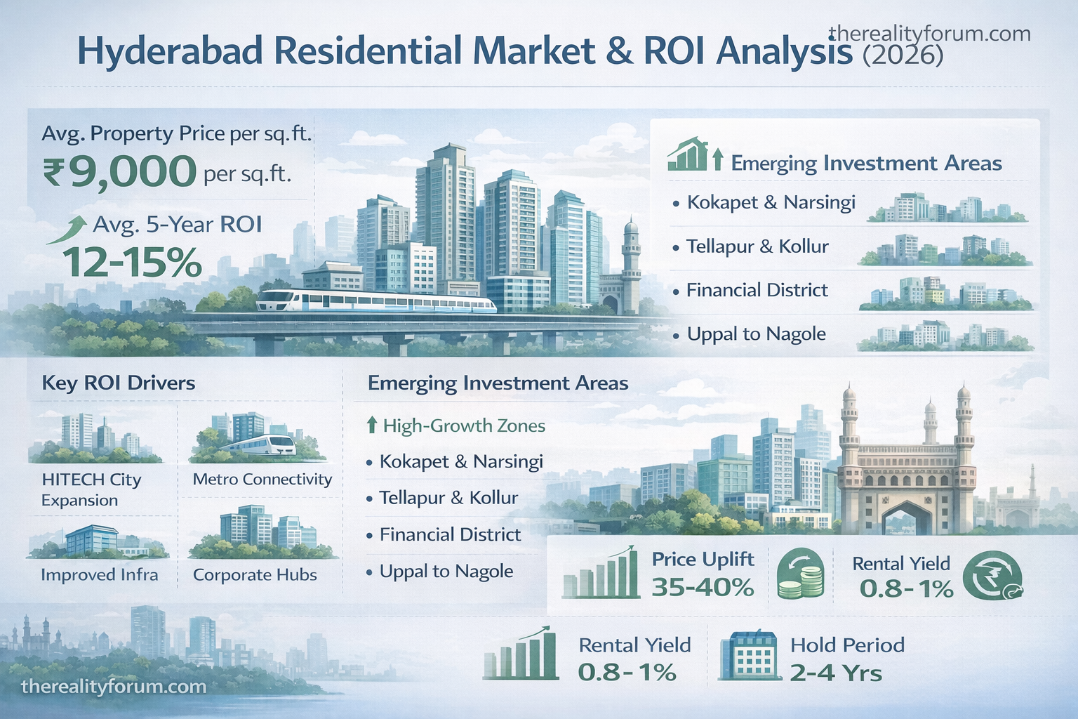 Hyderabad Residential Market & ROI Analysis (2026) | The Realty Forum ...